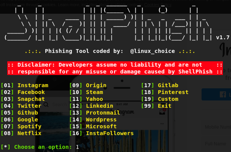 Un informático en el lado del mal: Shellphish & SocialBox: El phishing y la fuerza bruta siguen ...