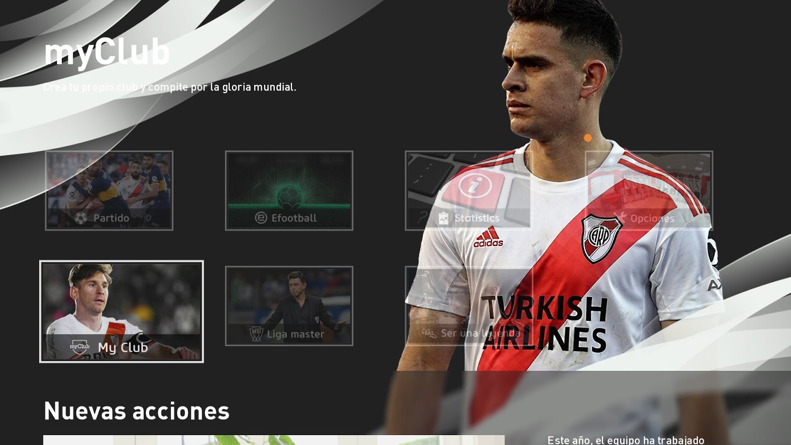PES 2020 River Plate Menu Mod by Lucasvillakapo ~ PES-ID | Download ...