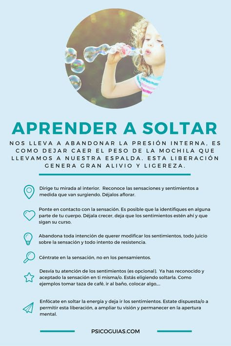 PSICOLOGOS PERU: COMO APRENDER A SOLTAR