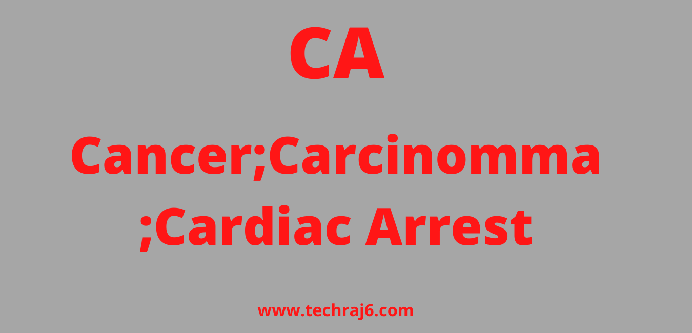 CA full form, What is the full form of CA