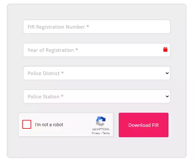 How to Download First Information Report (FIR) from Kerala Police ...