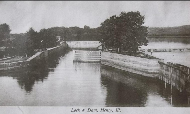 Industrial History: First Lock and Dam on Illinois River and IL-18 ...