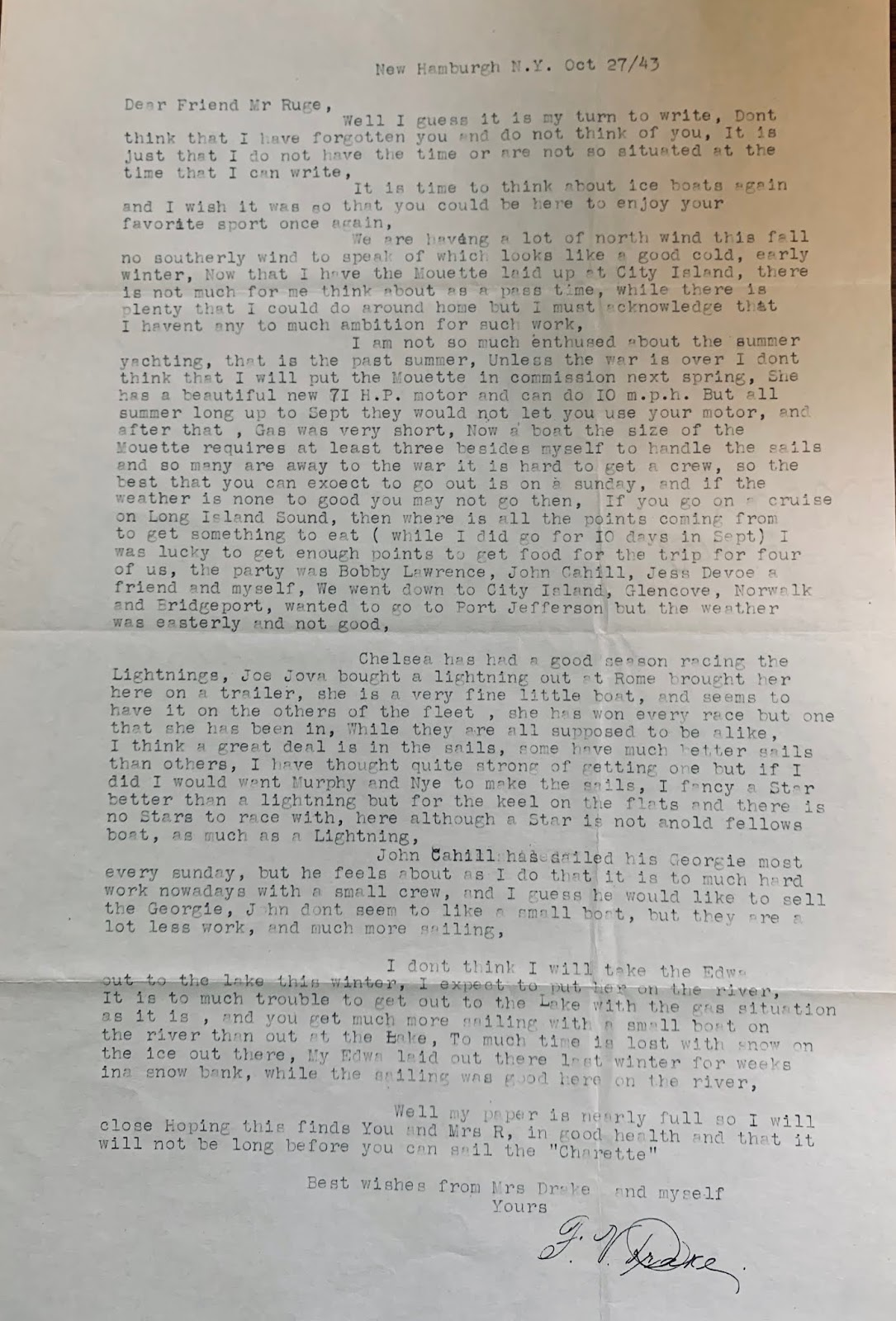 White Wings and Black Ice : The Drake Letters