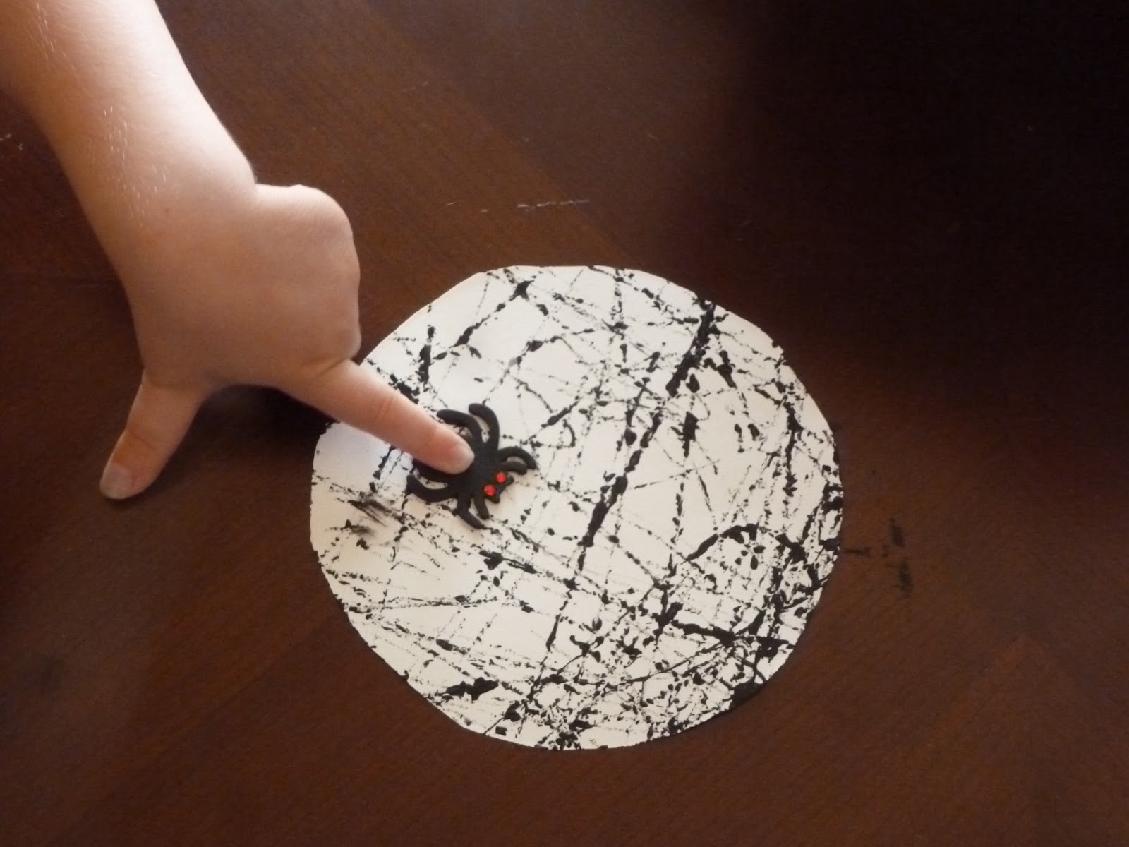 Paint and Prozac: Spider In A Web Marble Painting