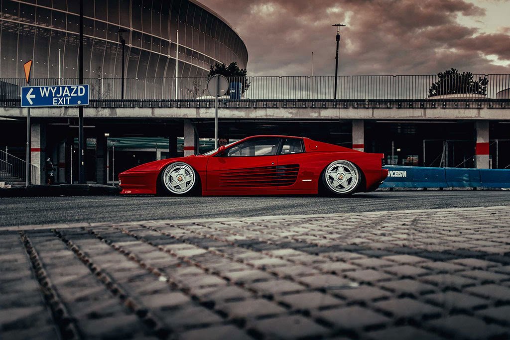 Modifikasi Ferrari testarossa, berawal dari guntingan poster