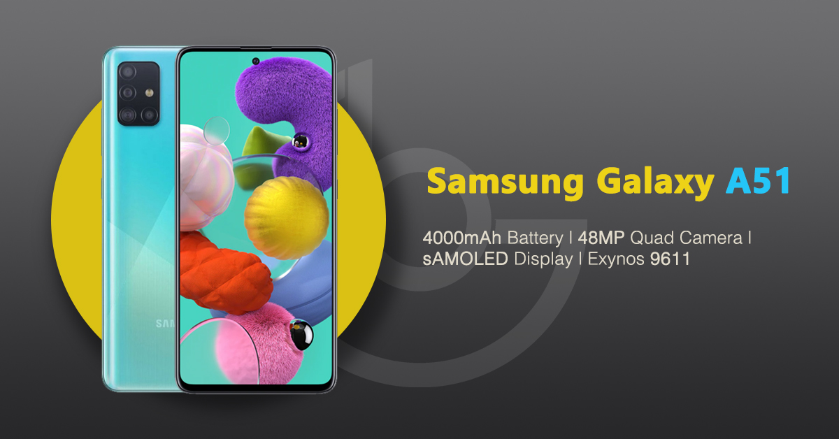 Samsung Galaxy A51 (Prism Crush Black/Blue/White)