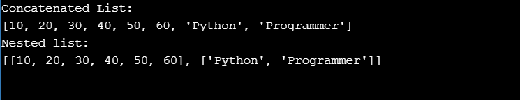 Geek4Tutorial.com: Lists in Python