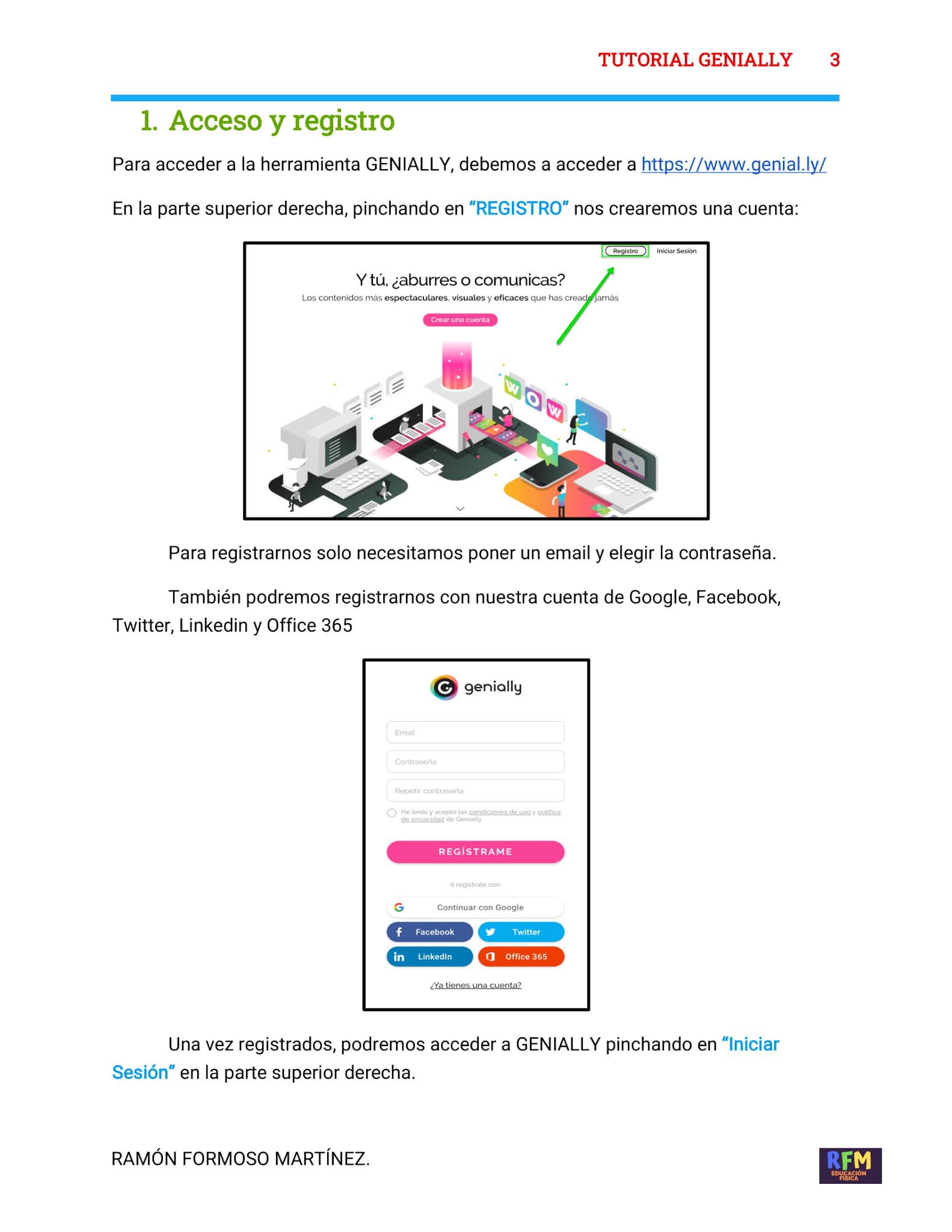 Educación y Tecnología: TUTORIAL DE LA PLATAFORMA GENIALLY