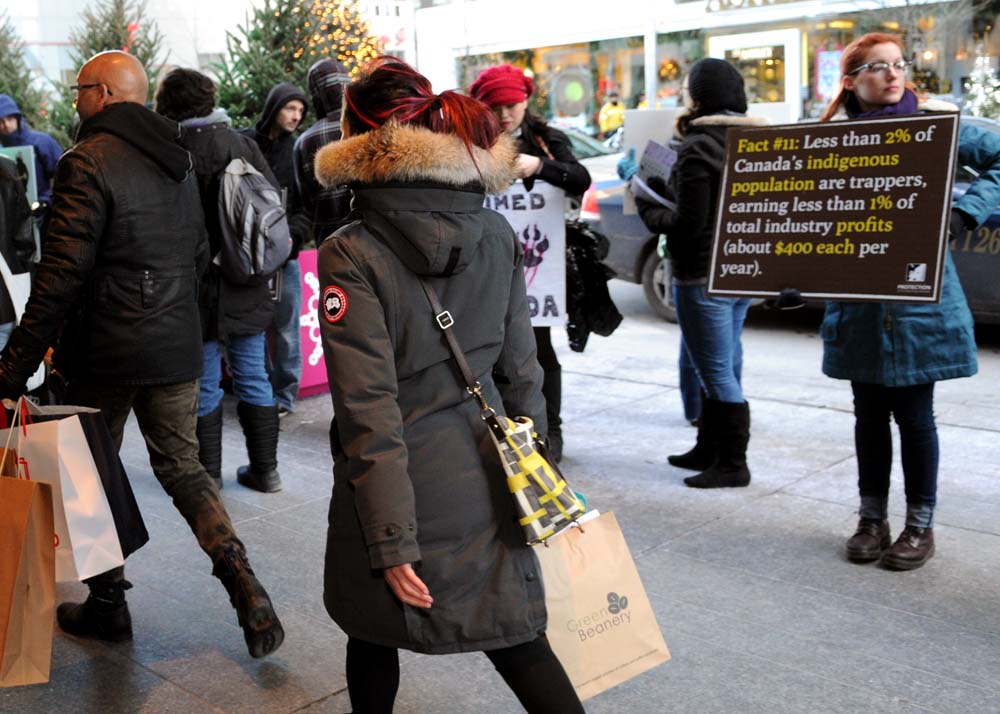 Fur protest in the Mink Mile | Bird Tattoos