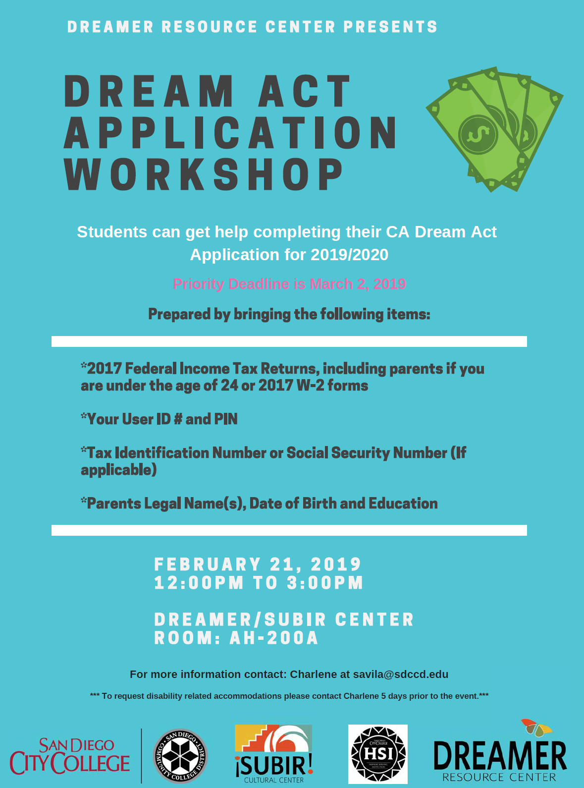 San Diego Chicanao Blog: CA Dream Act Application: Feb 21, 2019