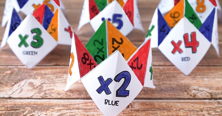 Free Printable Multiplication Cootie Catchers | artsy-fartsy mama