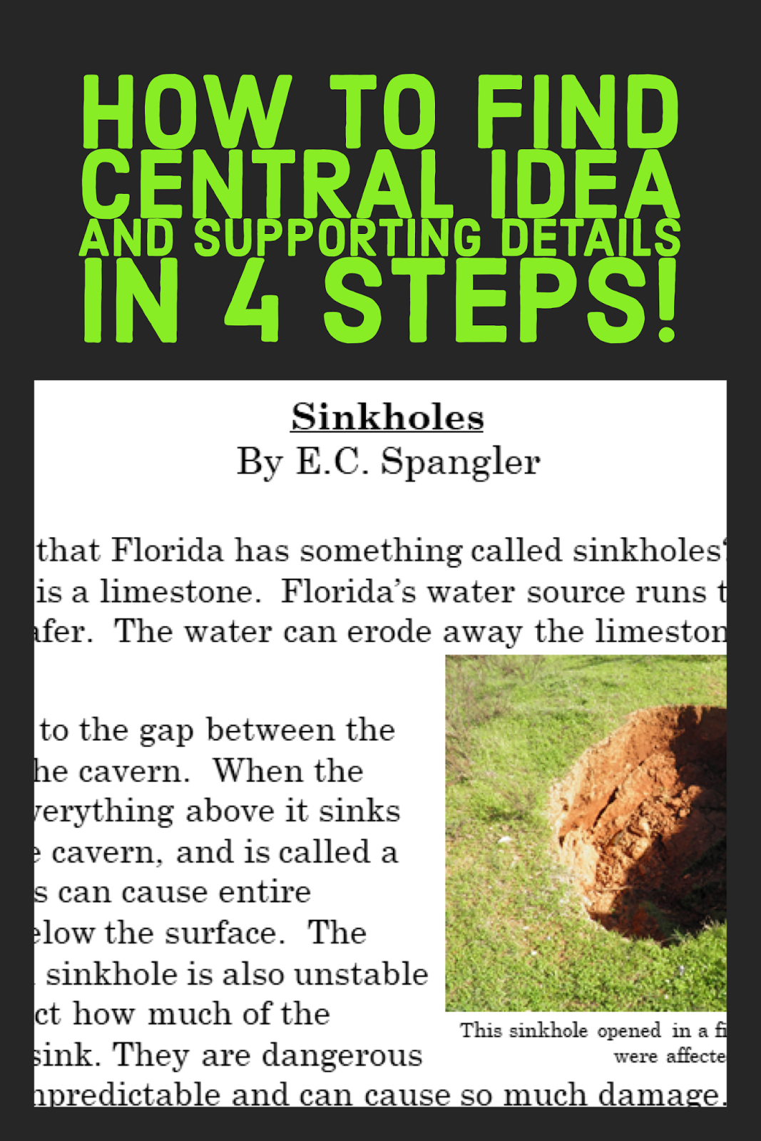 Find Central Idea In 4 Steps Mrs Spangler In The Middle find-central-idea-in-4-steps-mrs-spangler-in-the-middle