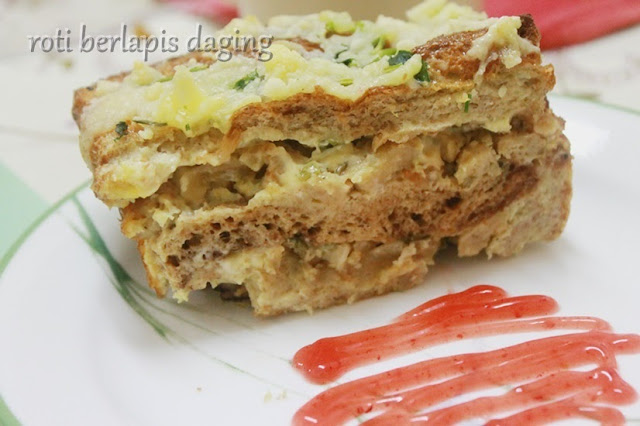 Catatan harian dunia masakan: roti berlapis daging