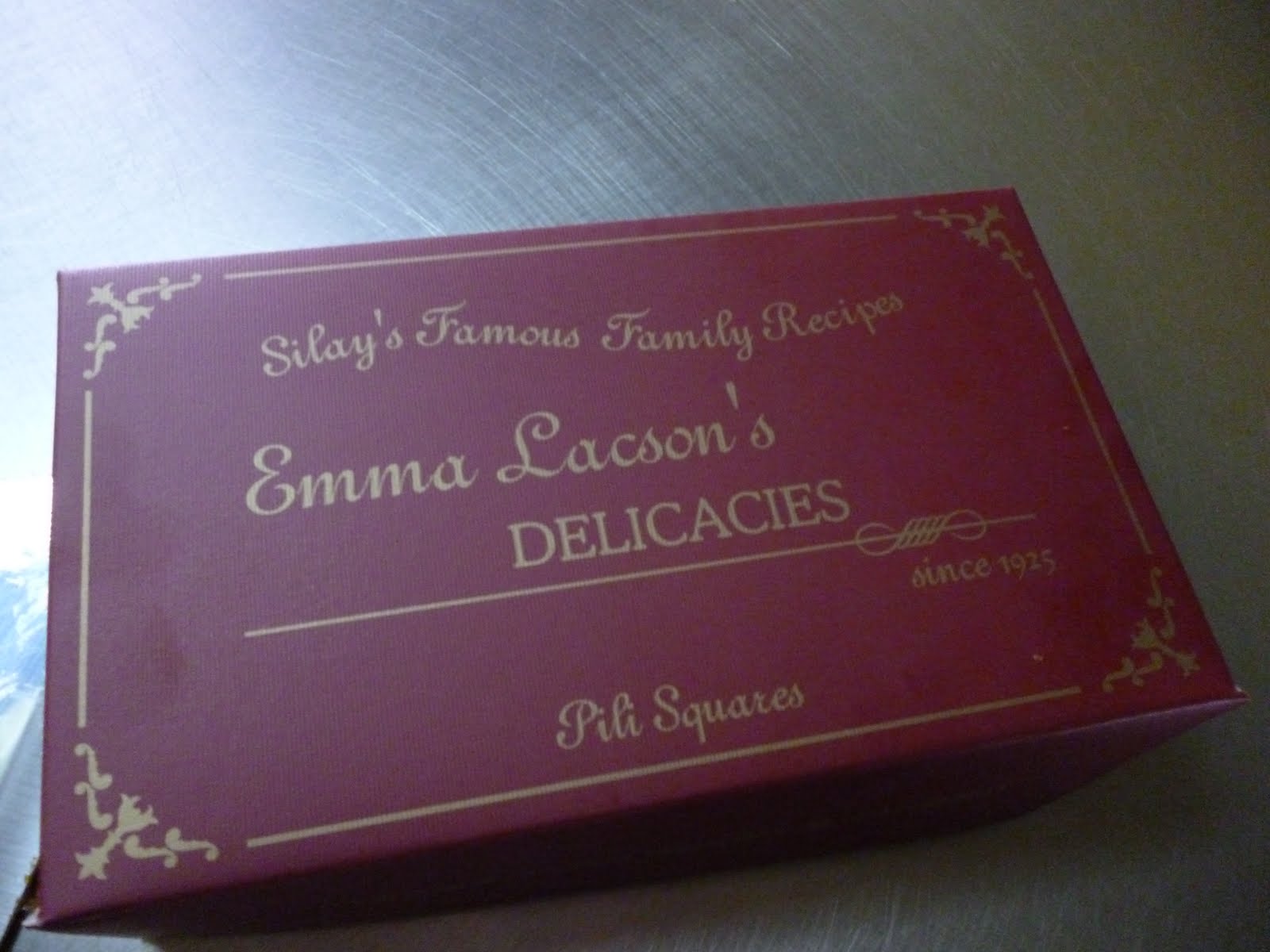 Pork in the Road: A Silay Treasure -- Emma Lacson's Pili Squares