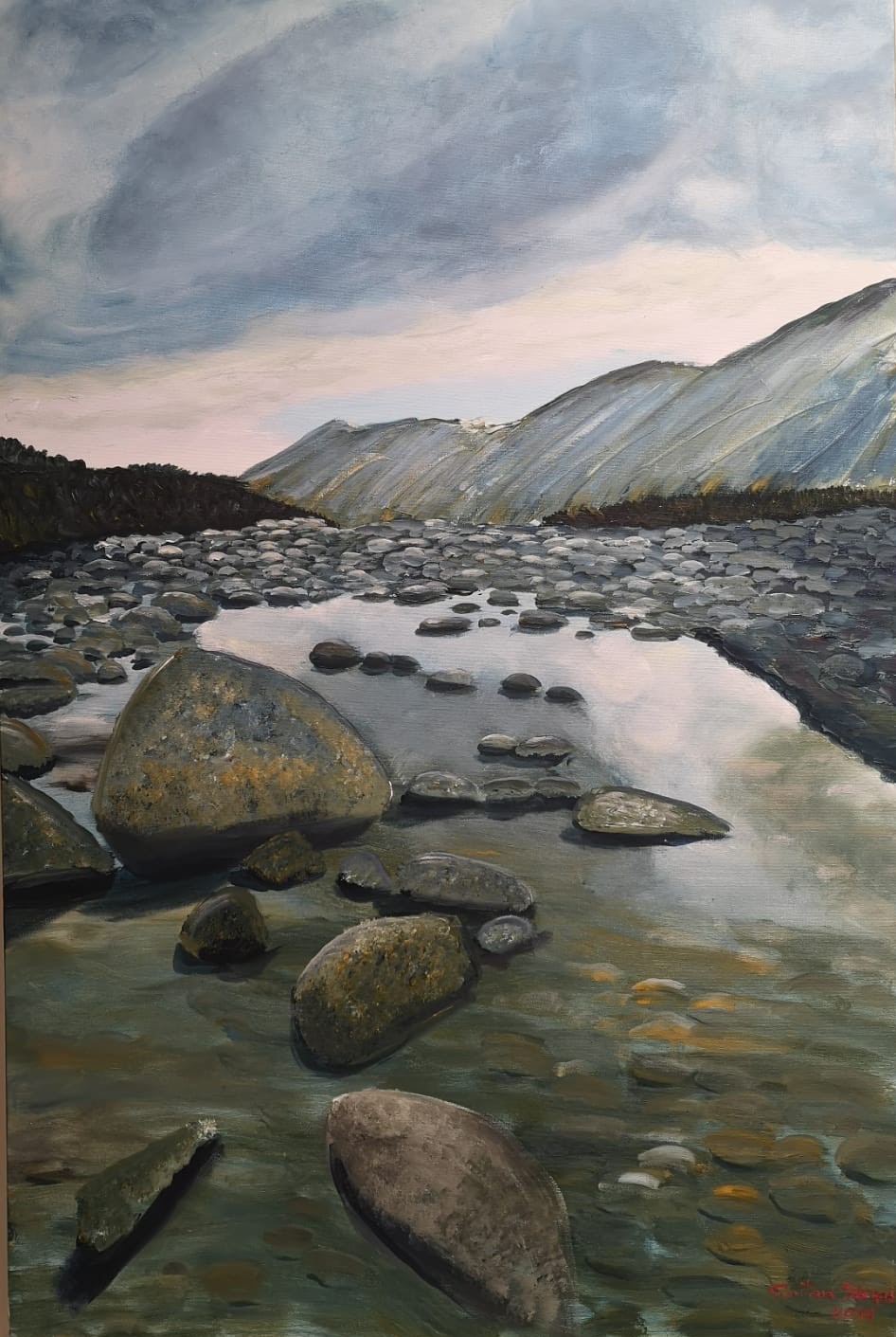 Guntars Zaķis: Latvijas un Eiropas ainavas. Akrils 80x120 vai 100x120 cm