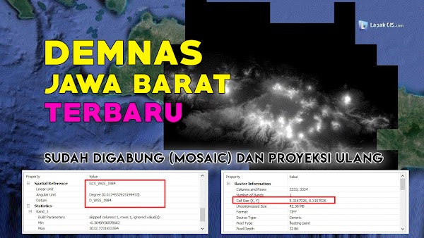 DEM Nasional (DEMNAS) Provinsi Jawa Barat Terbaru - Lapak GIS