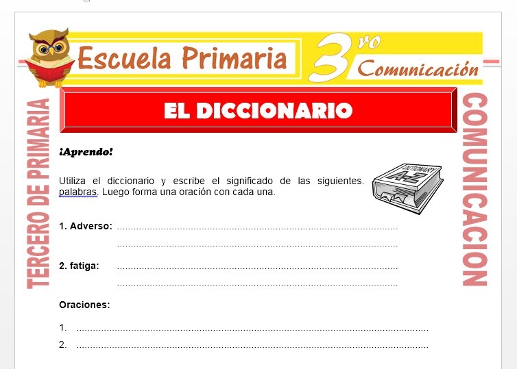 TE CUENTO UN CUENTO: Busca palabras en tu diccionario