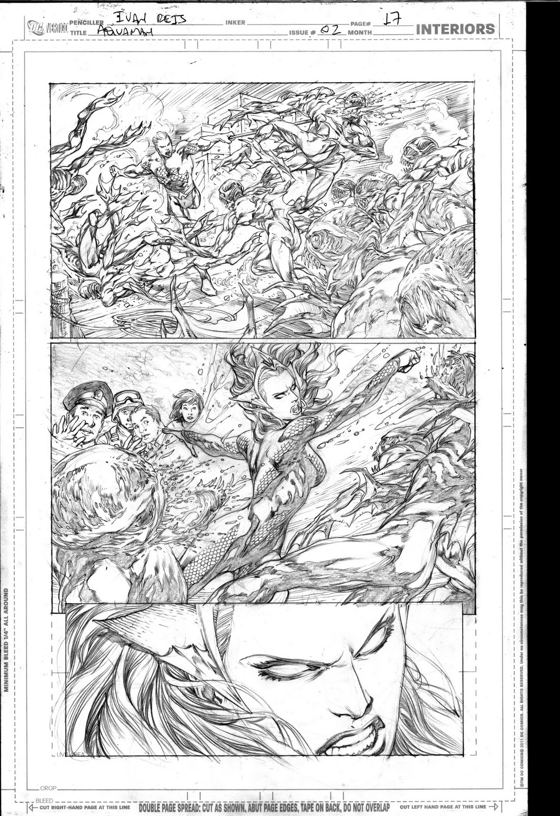 Comic Book Ink Slinger: Ivan Reis - Aquaman
