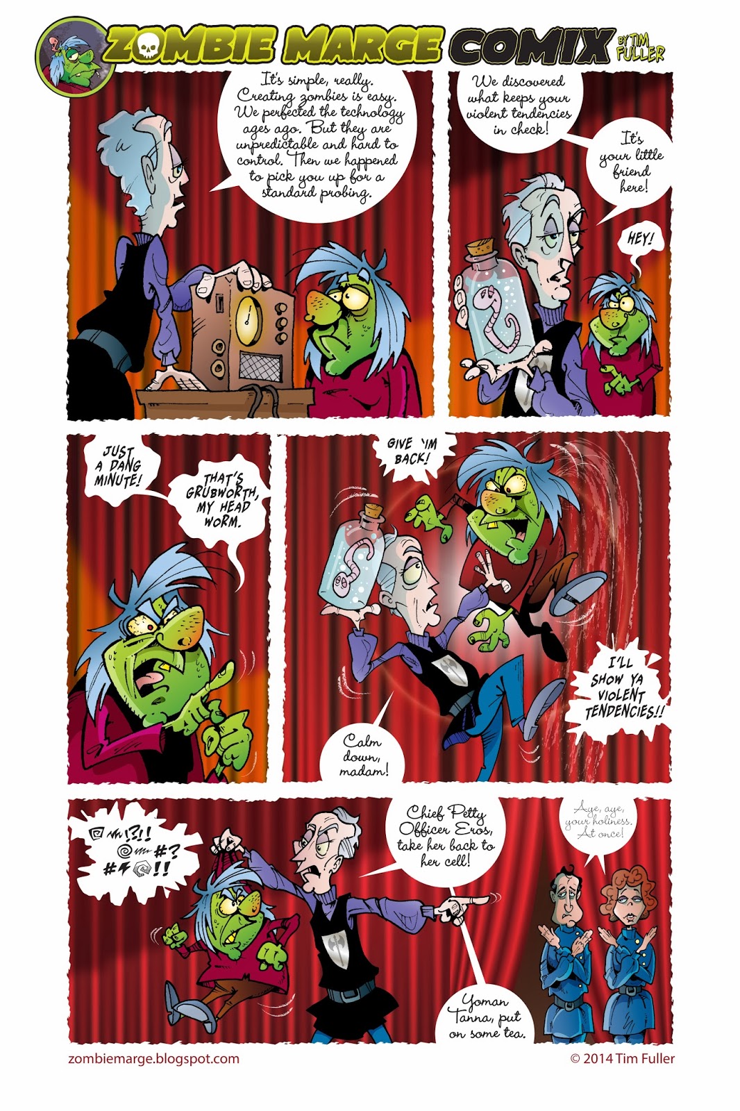 The Zombie Marge Comix Blog: February 2014