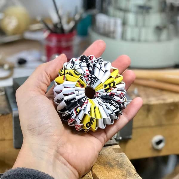 Appealingly Bold Paper Jewelry by Francesca Vitali