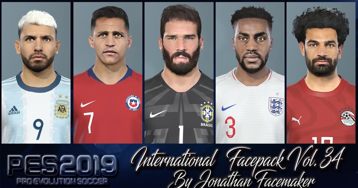 PES 2019 Facepack International Vol 34 by Jonathan Facemaker ~ PES-ID | Download Gratis Patch ...