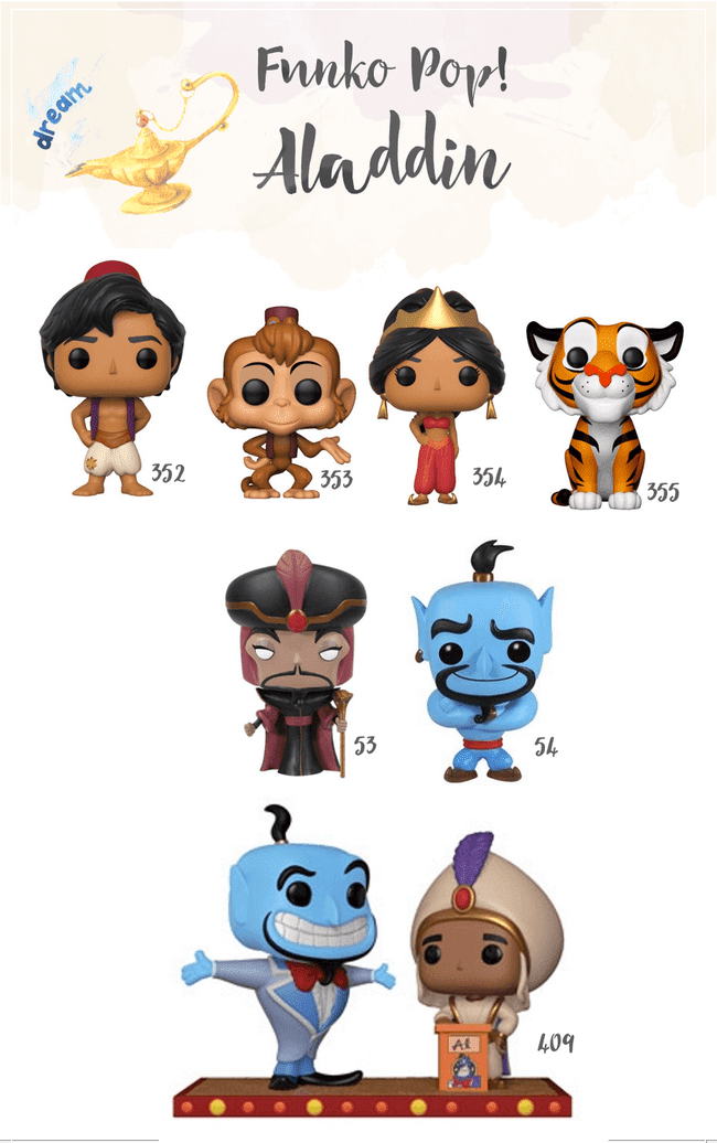 Wishlist #47 - Funkos de Aladdin - Livros e Chocolate