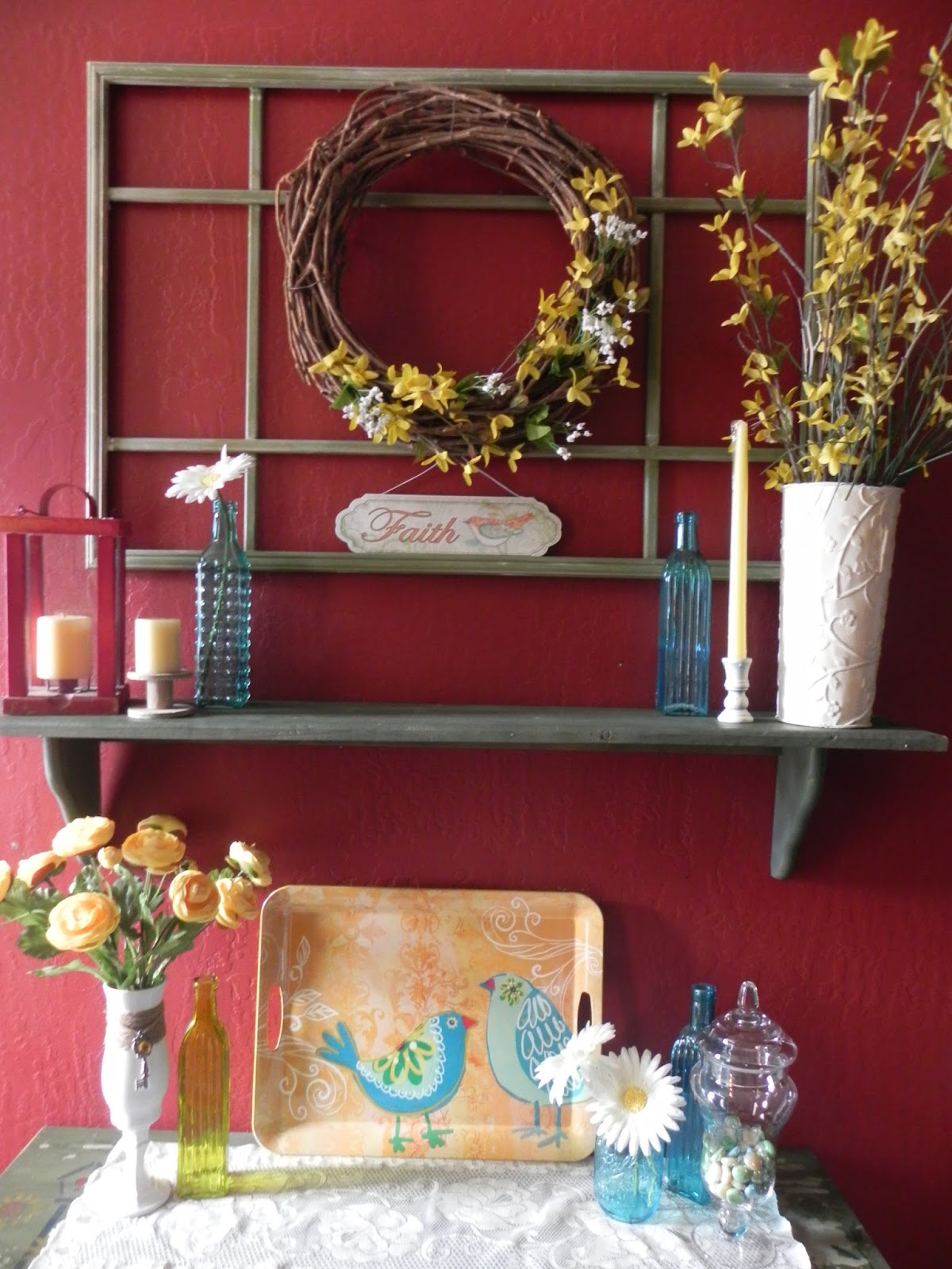 The Messy Roost: A Restfull Day and a Entryway Shelf