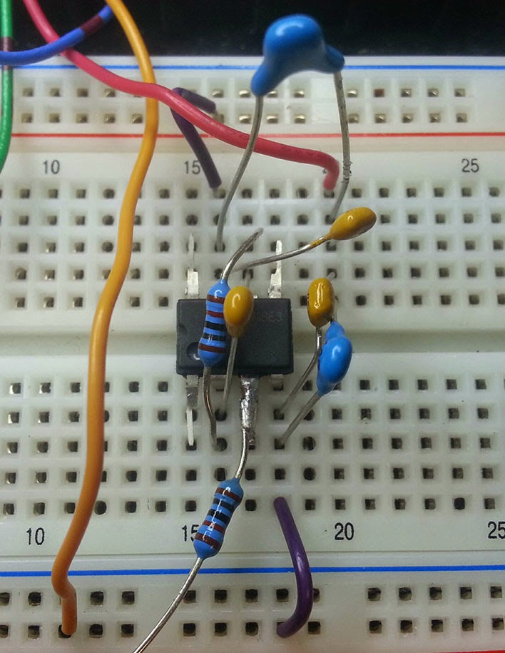 Matthew's Mumblings: Improving an LM318 Op-Amp Follower by Prototyping ...