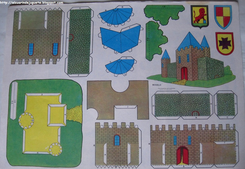 TODORECORTABLES SUEÑOS DE PAPEL: CASTILLOS RECORTABLES