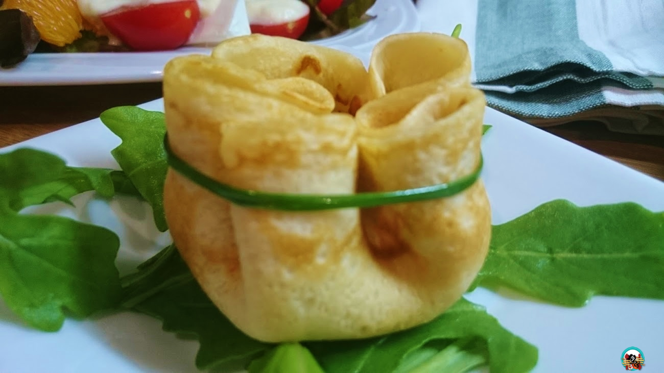Rollos de crepes rellenos - ¡Huele Bien!
