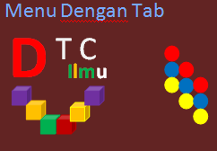 Panduan membuat menu tab dengan css