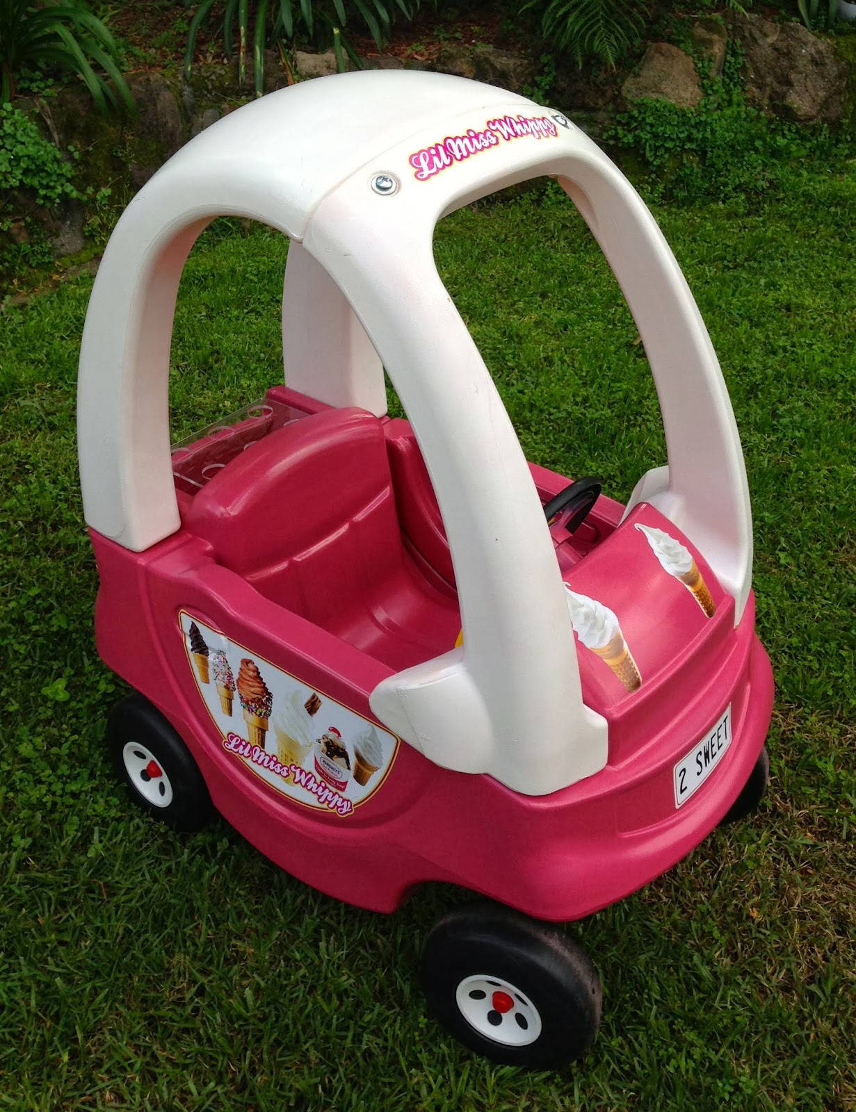 Giggleberry Creations!: Lil' Miss Whippy - Cozy Coupe Makeover!