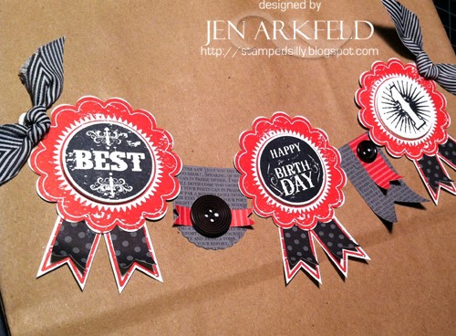 Stamped Silly: Gift Bags can be fun for boys too!