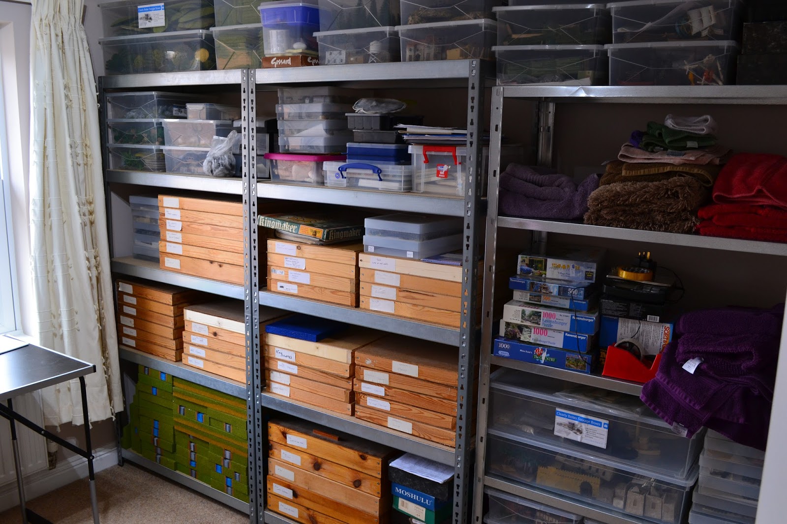 Grymauch's Solo Wargaming Blog : The Wargames Room and Storage