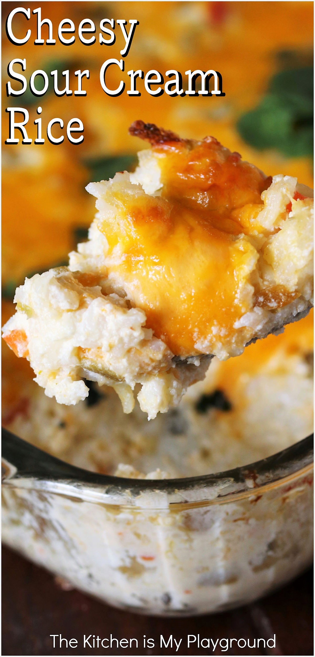 Cheesy Sour Cream Rice | The Kitchen is My Playground