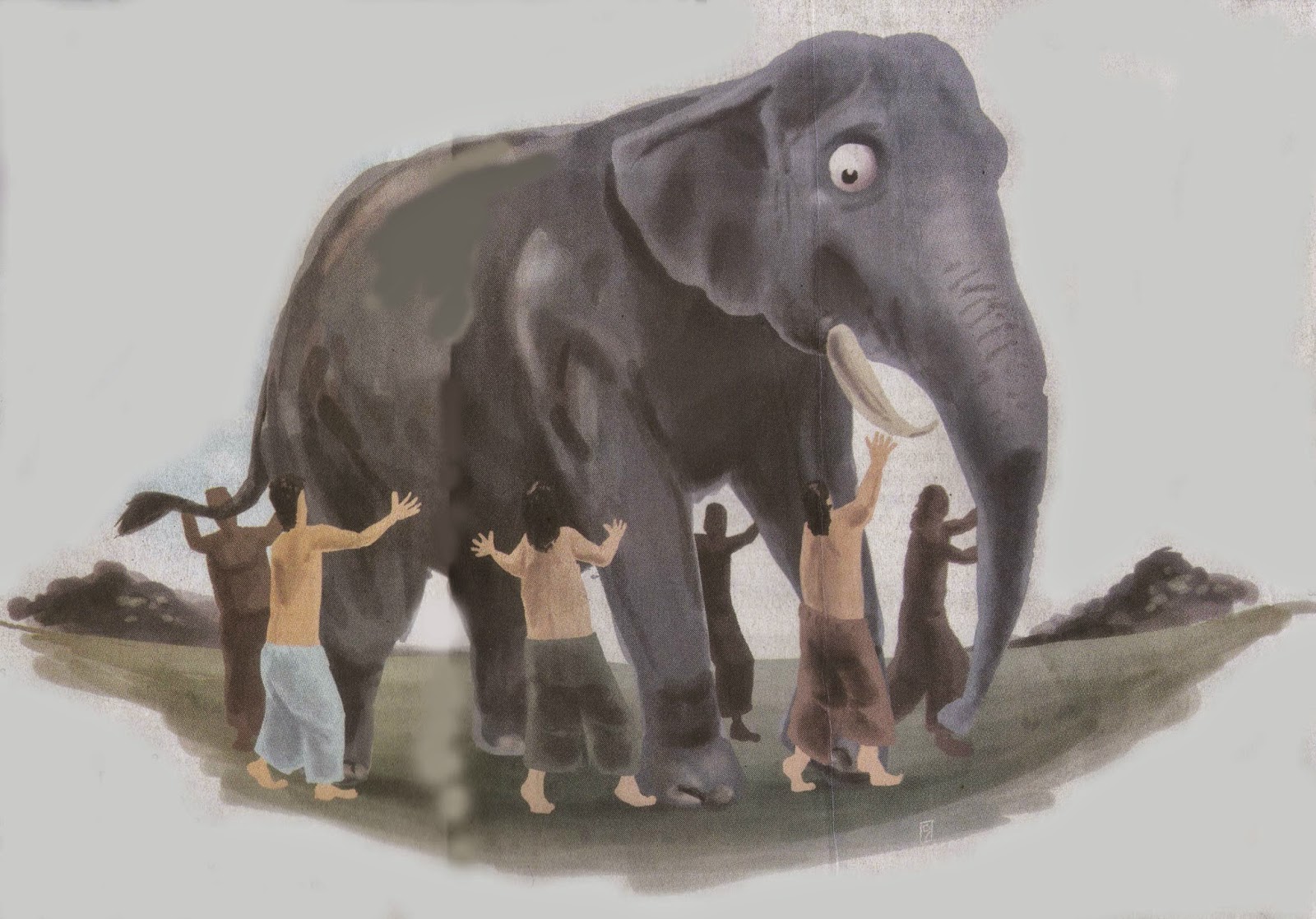 The Six Blind Men and an Elephant (Folklore From India) - Jendela Informasi