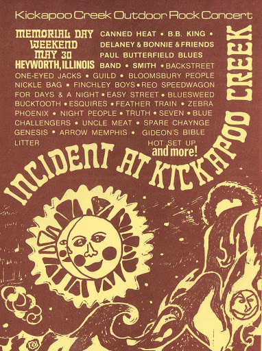 DOWNSTATE SOUNDS: Incident At Kickapoo Creek Rock Festival (Heyworth ...