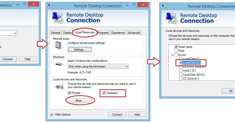 Sharing & Linking: Windows, Remote Desktop Protocol (RDP) - Do Not ...