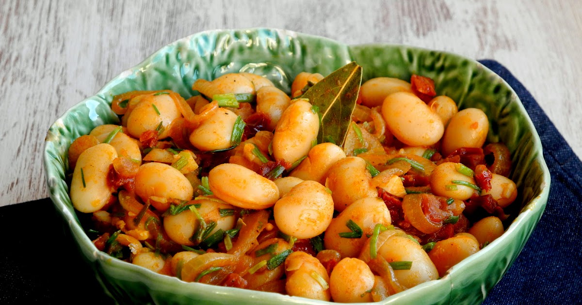 O Meu Tempero: Feijoca com tomate seco e cebolinho