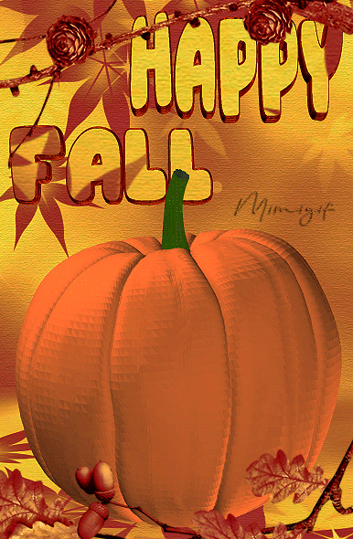 Mimi Gif: Happy Fall