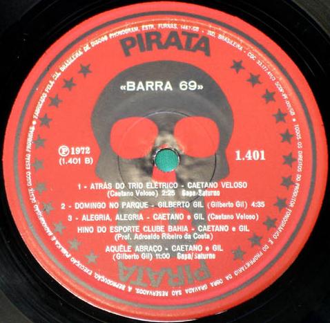 Caetano Veloso ...en detalle.: 1972 - BARRA 69