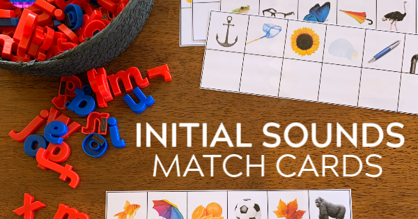 BEGINNING SOUNDS MATCH CARDS | you clever monkey