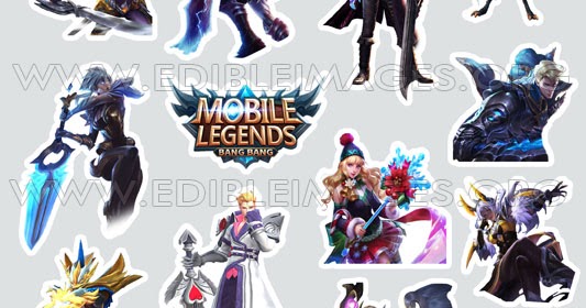 Cake Topper Mobile Legends Characters for Birthday Cake - Aisha Puchong ...