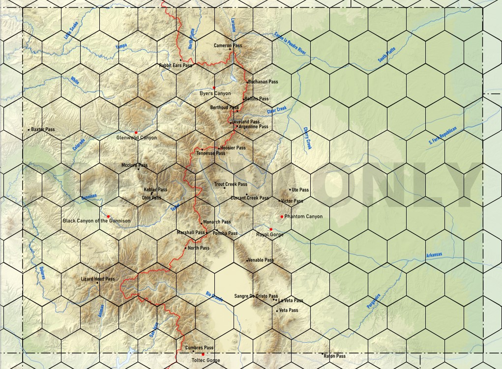 Wargames and Railroads: Game Design Thoughts - Map sizes