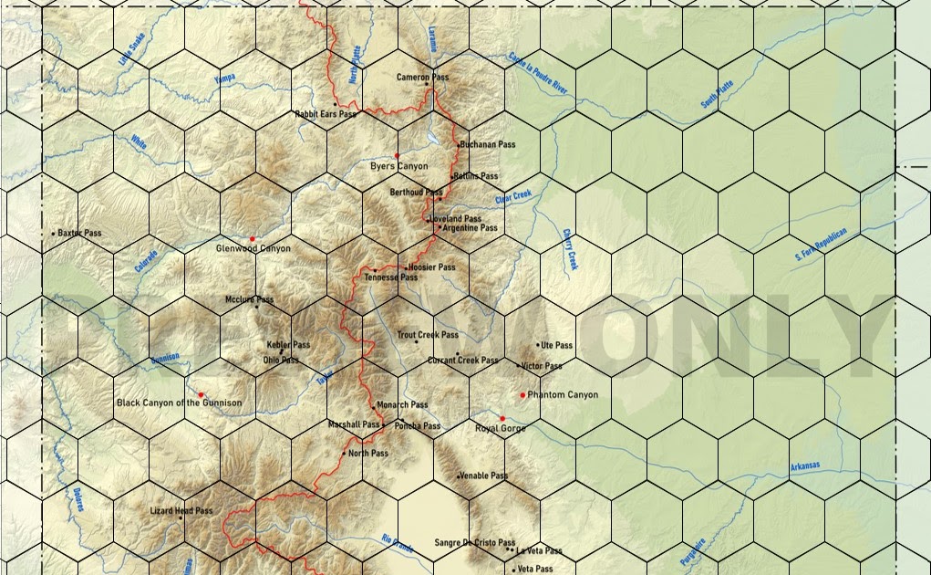 Wargames and Railroads: Game Design Thoughts - Map sizes