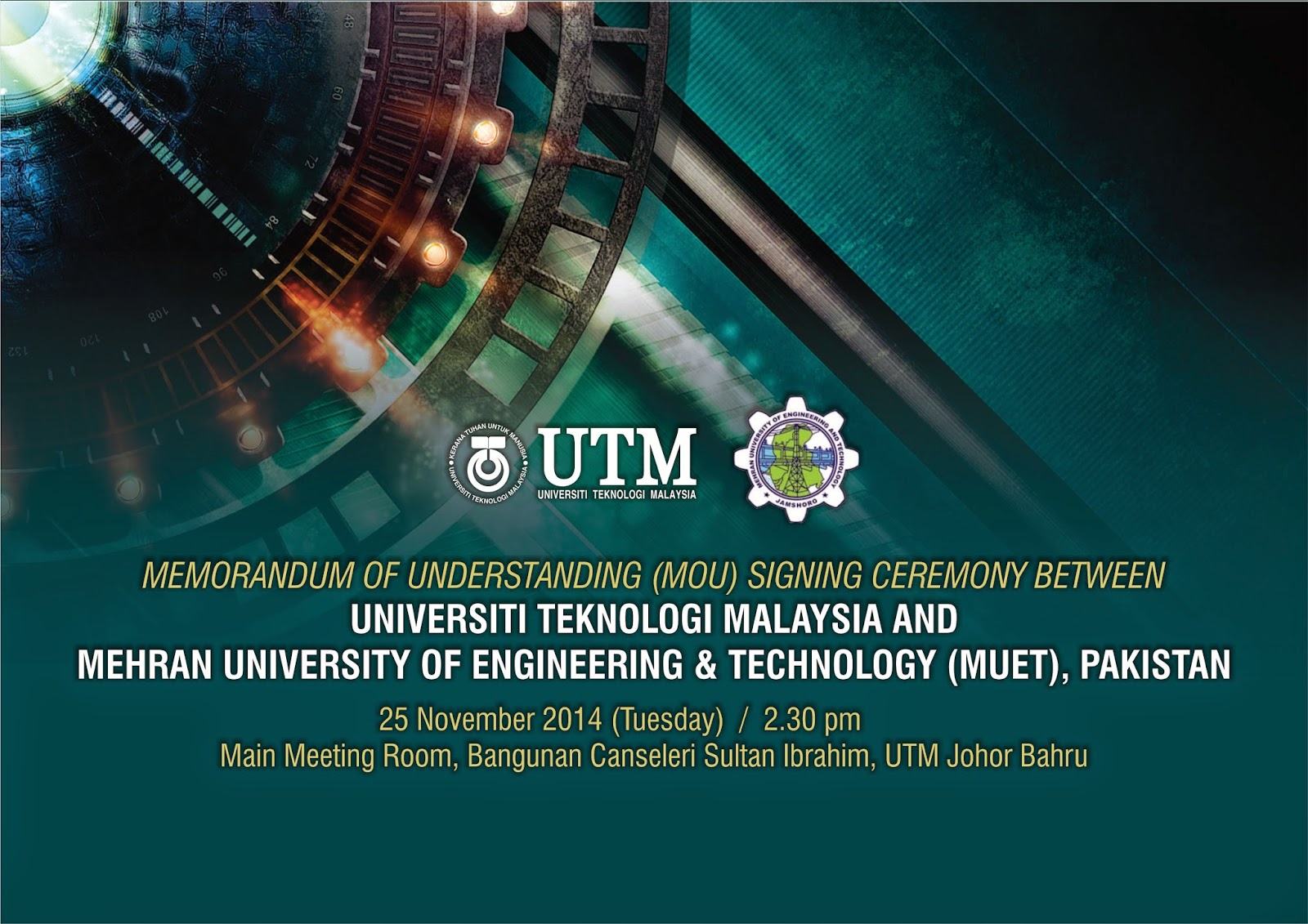 Creative Media Unit: MoU - UTM & Mehran University of Engineering ...