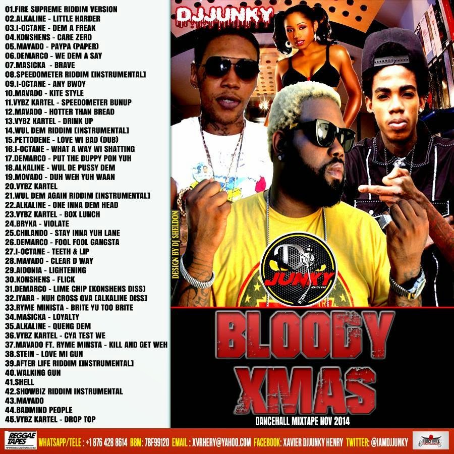 DJ JUNKY - BLOODY XMAS | REGGAETAPESHOP