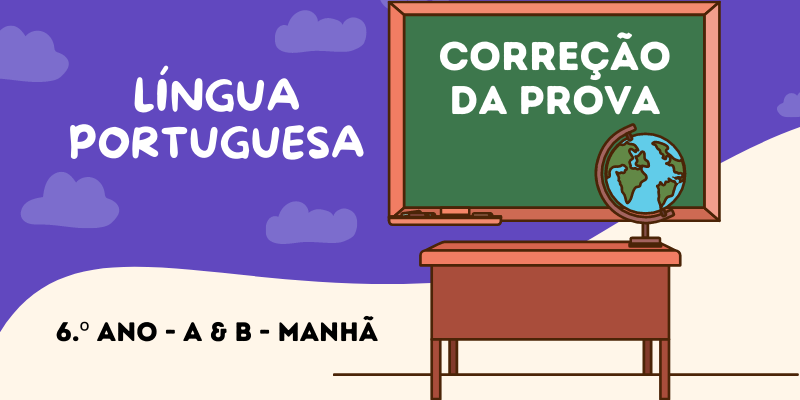 Correção Prova Verbos Tempos Verbais Modos Verbais 6 º Ano
