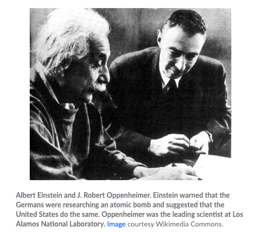 Chocks: Albert Einstein - Nuclear Bombs