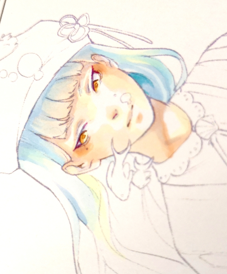 Copic Italia: Tutorial: Segni Zodiacali - Pesci